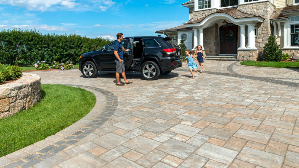 Impressive Driveway - Traditional - Exterior - Boston - by Unilock | Houzz