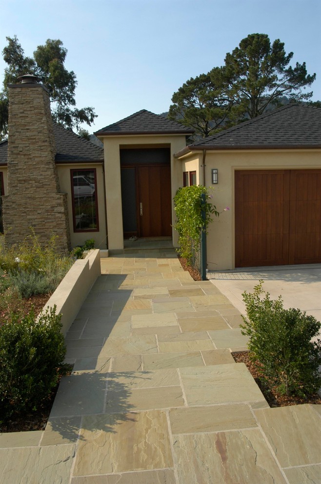 Indian Sandstone Walkway - Traditional - Exterior - San Francisco - by ...