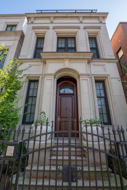 Indiana Limestone Entrance - Classique - Façade - Chicago - par Tri ...