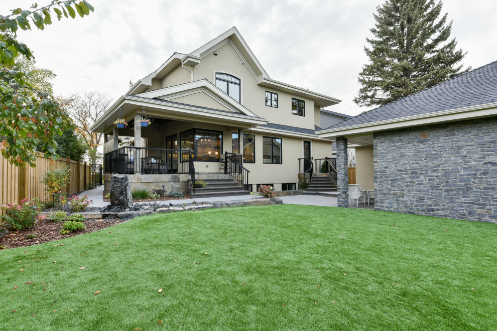 Infill Dream Home - Traditional - Exterior - Edmonton - by Plex ...