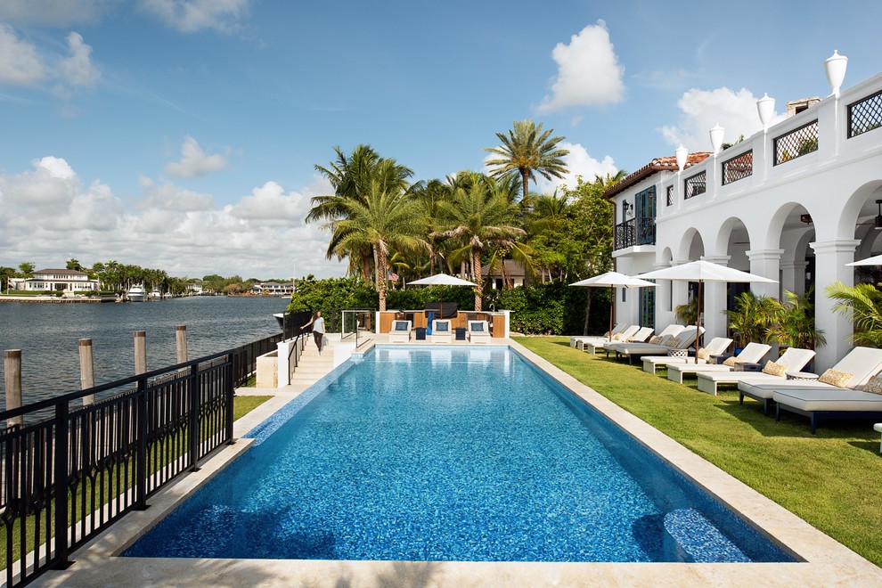 Infinity Pool - Mediterranean - Pool - Miami - by Pryme Production | Houzz