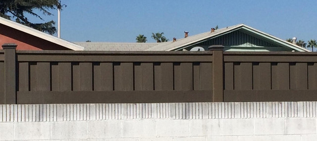 Inglewood Fence Topper - Coastal - House Exterior - Los Angeles - by ...