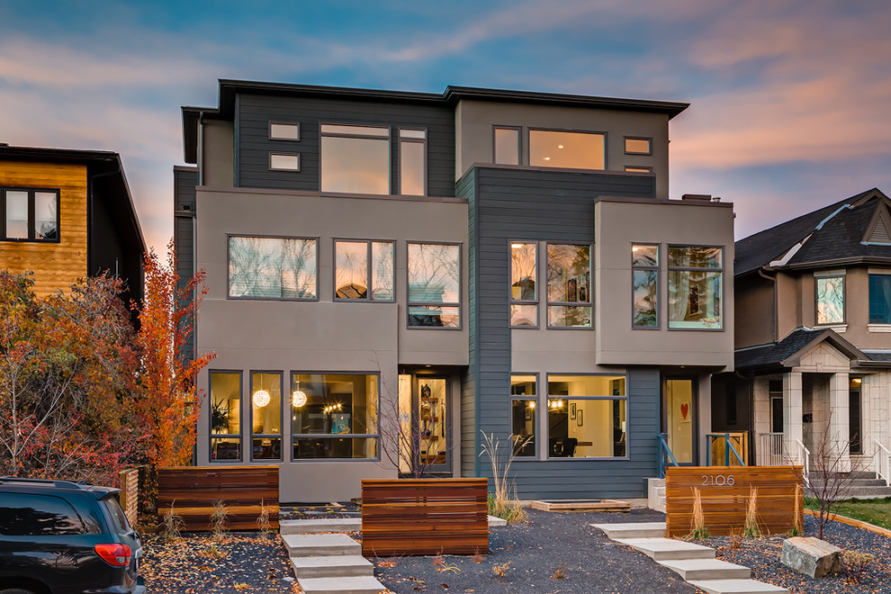 Inner City Exteriors - Modern - Exterior - Calgary - by Trickle Creek ...