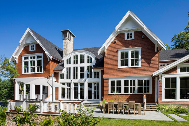 Inspired Shingle Style - Classique - Façade - Boston - par Christopher ...
