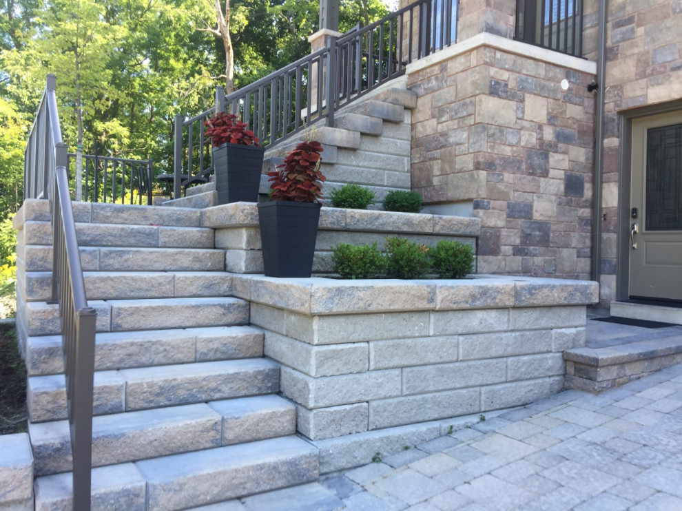 Interlocking and Concrete - Modern - Exterior - Toronto - by AK ...