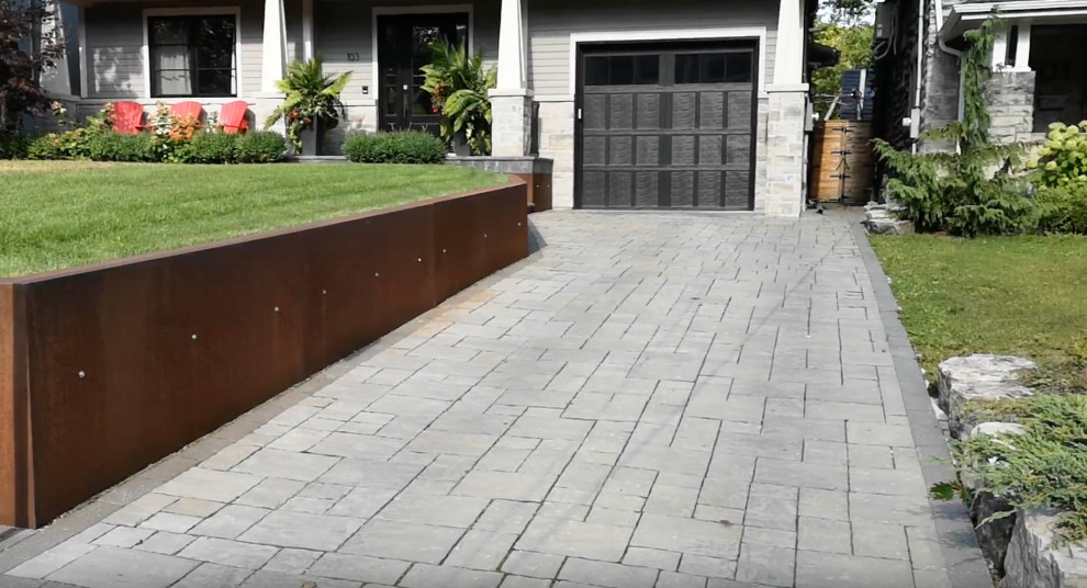 Interlocking and Concrete - Modern - Exterior - Toronto - by AK ...
