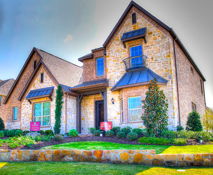 Inverness Floor Plan - Elevation C - Traditional - House Exterior ...
