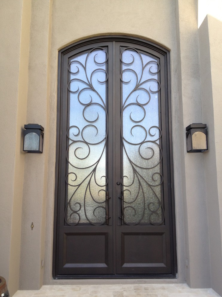 Iron Entry Doors - Contemporary - Exterior - Phoenix - by Colletti ...
