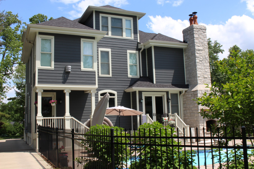 Iron Gray James Hardie Siding | Glendale, MO - Фасад дома - Сент-Луис ...
