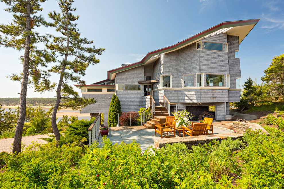 Island house - Beach Style - Exterior - Boston - by Aline Architecture ...