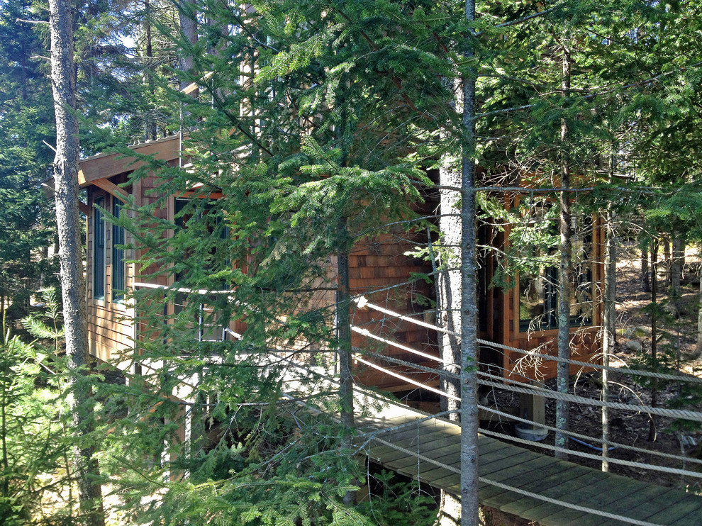 Island Treehouse, Coast of Maine - Traditional - Exterior - Portland ...