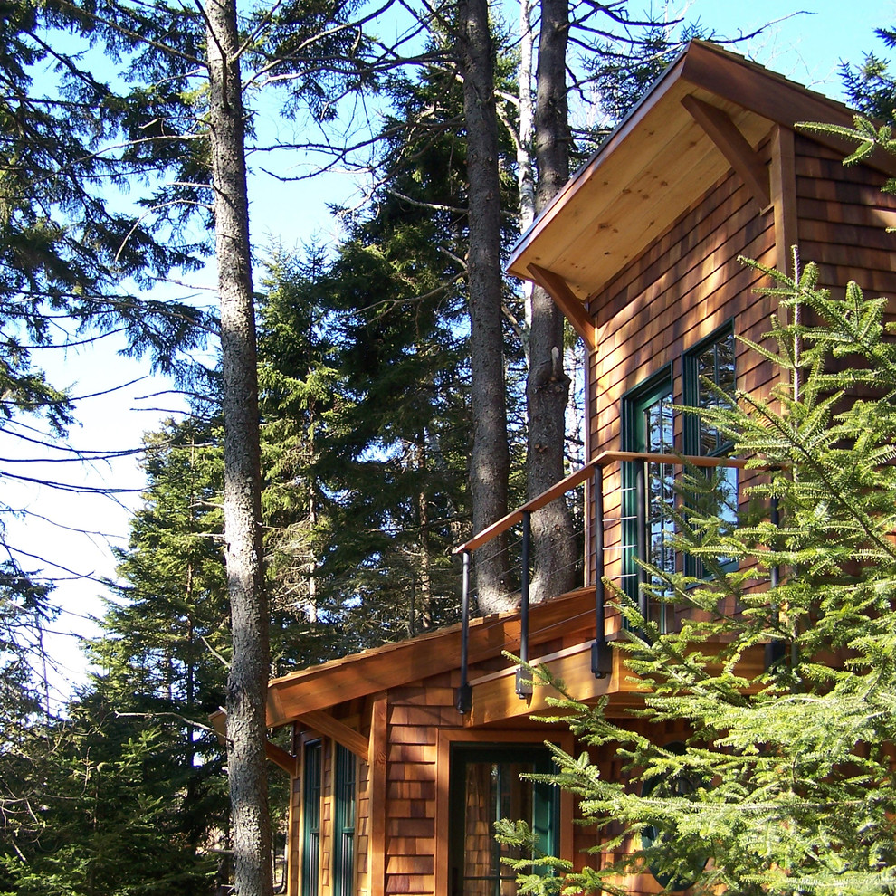 Island Treehouse - Traditional - Exterior - Portland Maine - by David ...