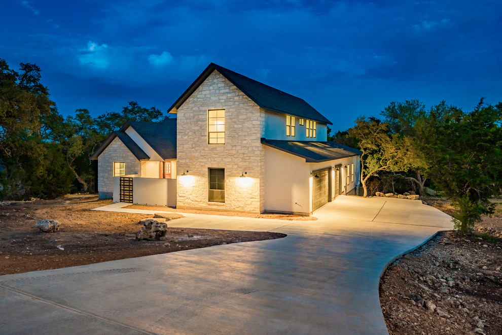 Italia - Farmhouse - Exterior - Austin - by BK Hudson Custom Builders ...