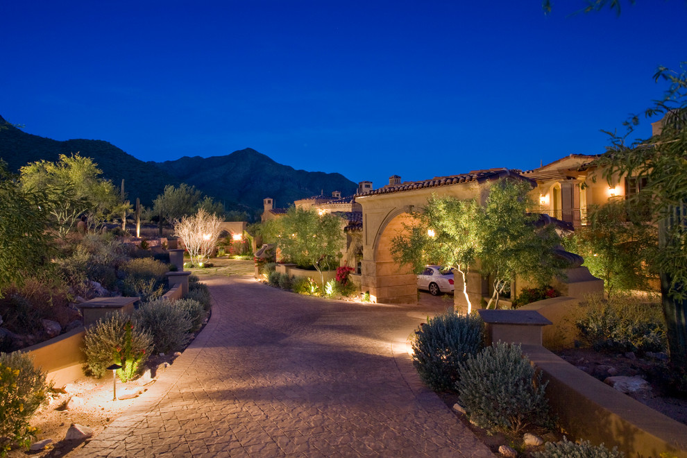 Driveway - Mediterranean - Exterior - Phoenix - by Fratantoni Interior ...