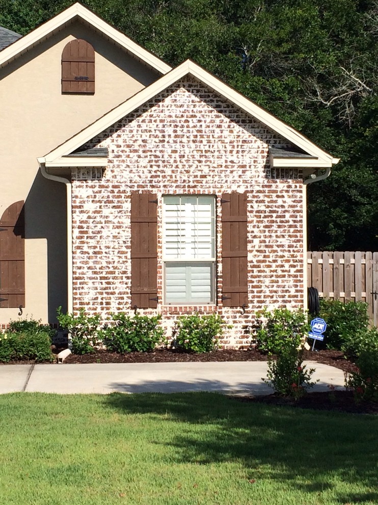 Ivory Mortar Smear on Mt. Laurel - Traditional - Exterior - Other - by ...