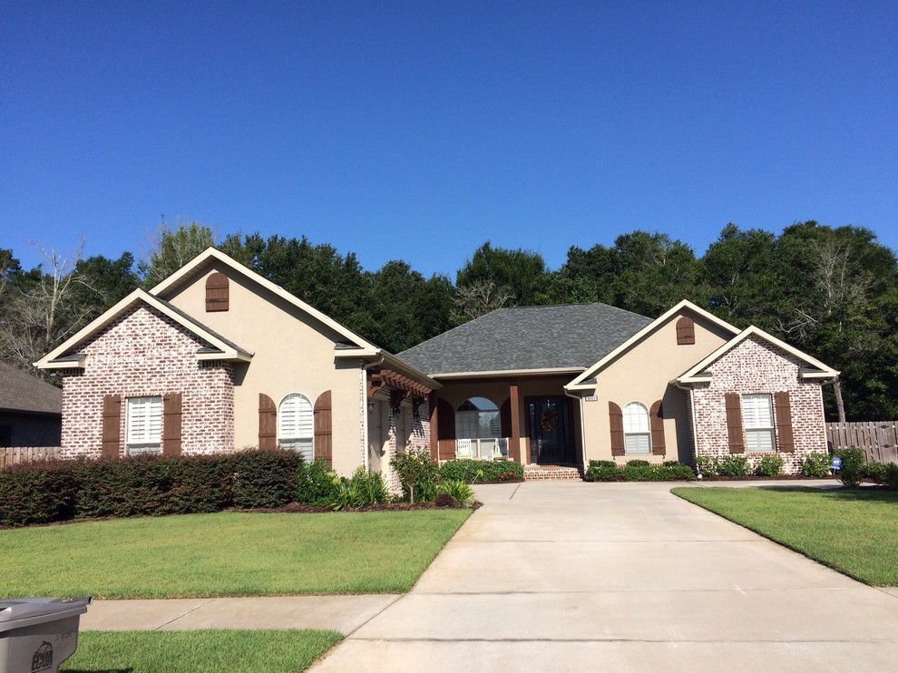 Ivory Mortar Smear on Mt. Laurel - Traditional - Exterior - Other - by ...