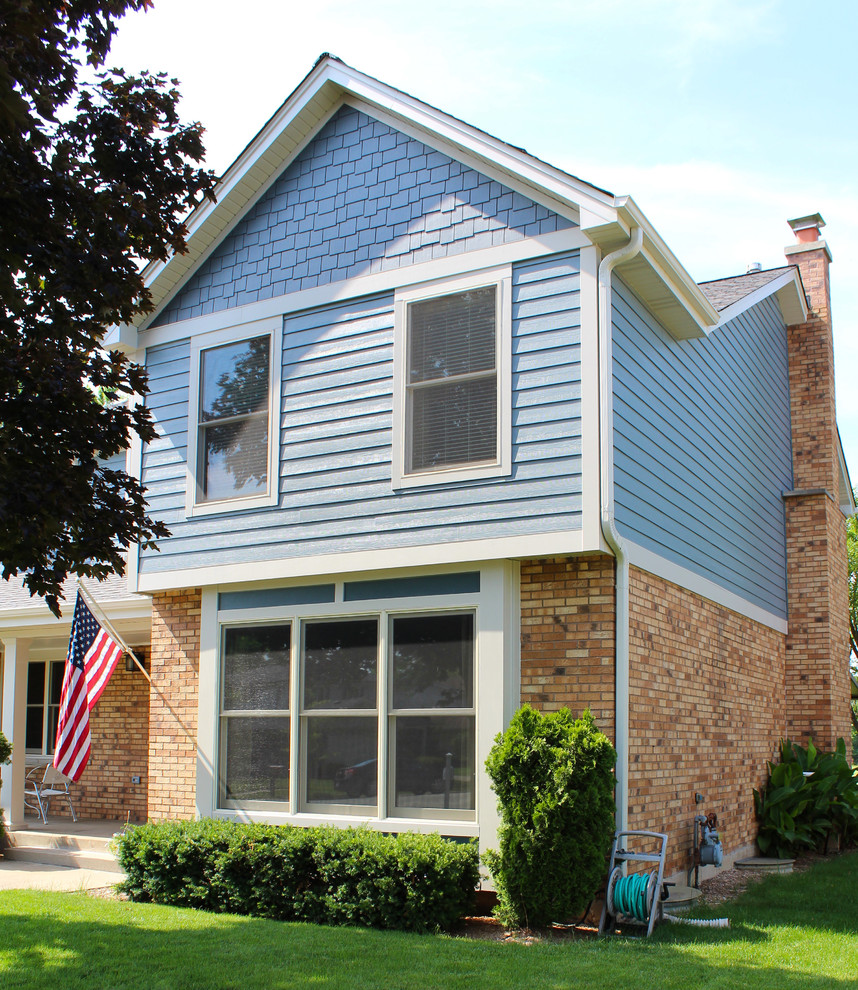 James Hardie - Boothbay Blue, Arlington Heights, IL - Traditional ...