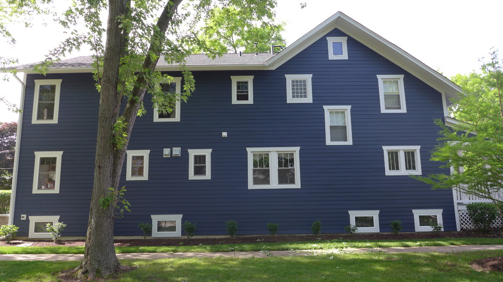 James Hardie - Deep Ocean, Park Ridge, IL - Traditional - Exterior ...