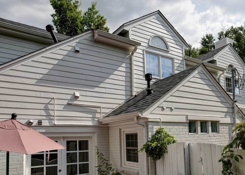 James Hardie Fiber Cement Siding Project | Denver Home | White-on-White ...