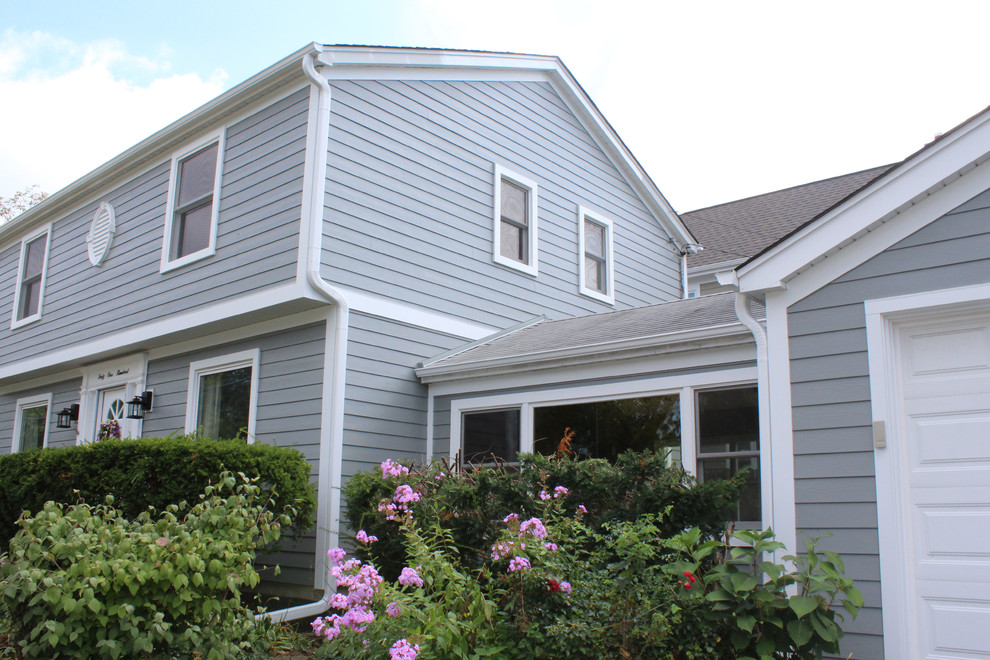 James Hardie - Gray Slate, Western Springs, IL - Traditional - Exterior ...