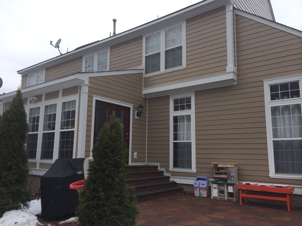 James Hardie Lap Siding, Khaki Brown - Germantown, MD - Traditional ...