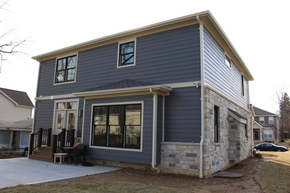 James Hardie Night Gray Lap Siding | Olivette, MO (63132) - Traditional ...