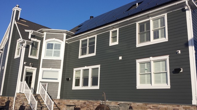 James Hardie Siding- New York- Evening Blue - Contemporary - Exterior ...