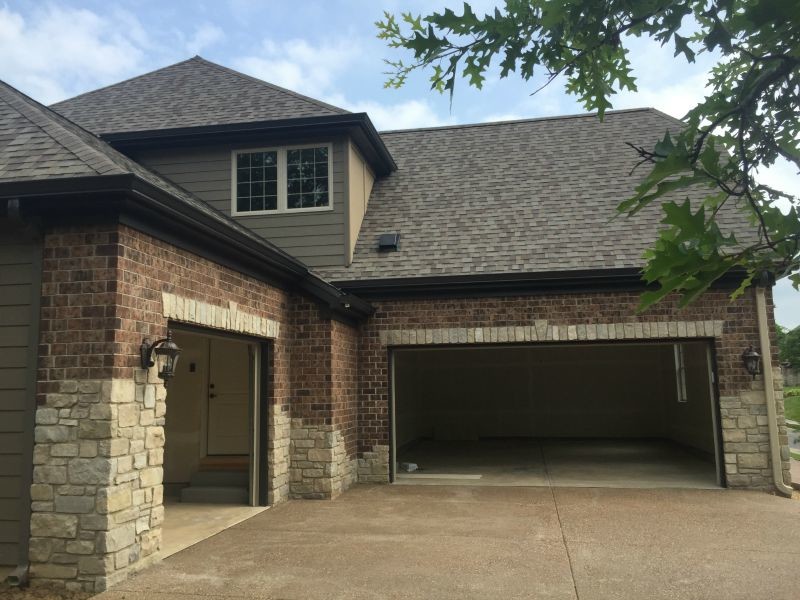 James Hardie Timber Bark Lap + Board & Batten Siding | Creve Coeur, MO ...
