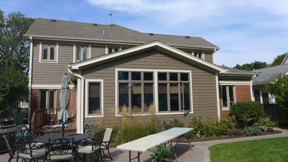 James Hardie - Timber Bark, Park Ridge, IL - Traditional - Exterior ...