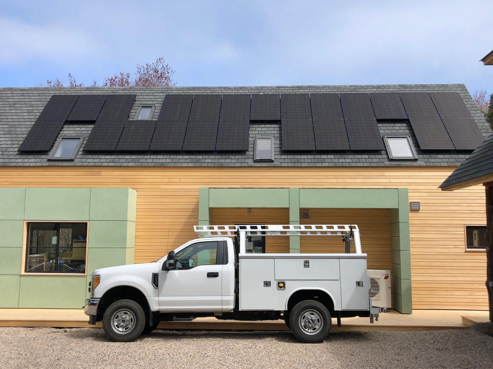 Jamestown Net Zero House - Contemporary - Garage - Providence - by ...