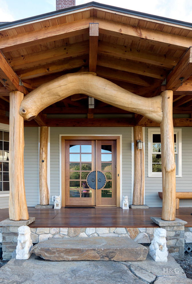 Japanese Inspired Post & Beam - Contemporary - Exterior - Burlington ...