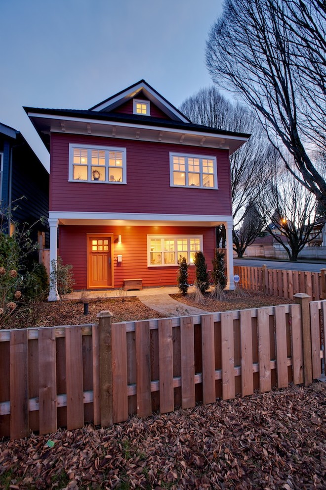 Japanese roofline for a Craftsman home - Contemporary - Exterior ...