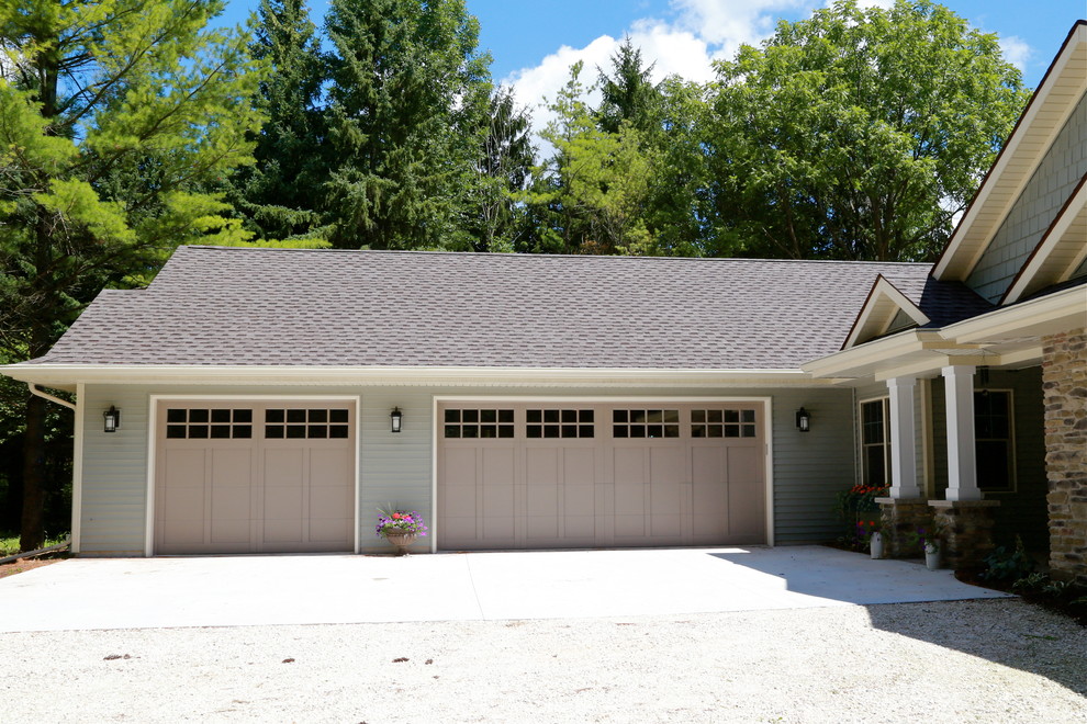 L-shaped Ranch with Warm Craftsman Style - Craftsman - Exterior - Other ...