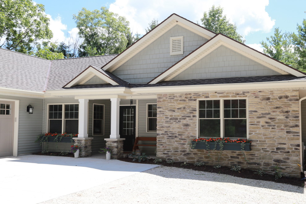 L-shaped Ranch with Warm Craftsman Style - Arts & Crafts - House ...