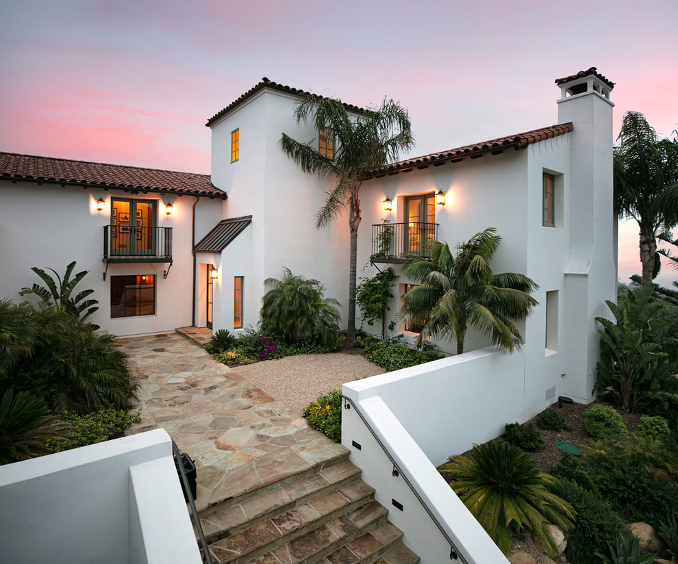 Ladera - Mediterranean - Exterior - Santa Barbara - by Tom Meaney ...