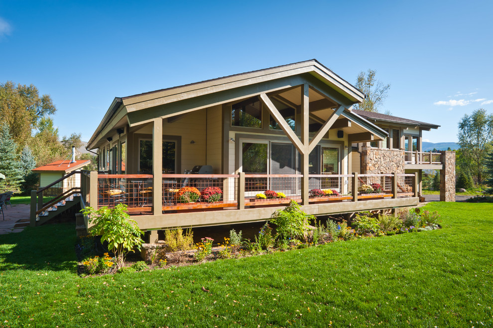 Lake Creek Cabin Front Yard - Rustic - Exterior - Denver - by ULFBUILT ...