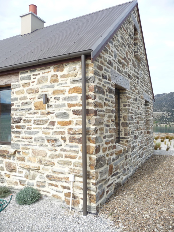Lake Dunstan Stone House - Traditional - Exterior - Other - by Chaney ...