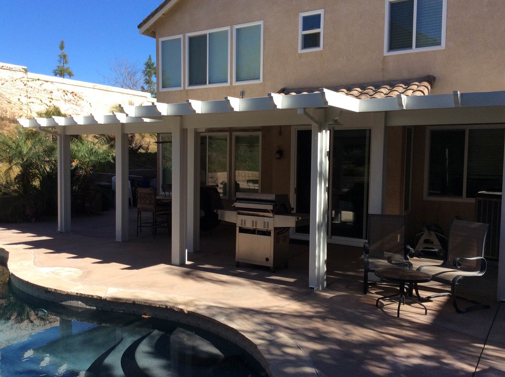 Lake forest Duralum Patio Cover - Traditional - Exterior - Los Angeles ...