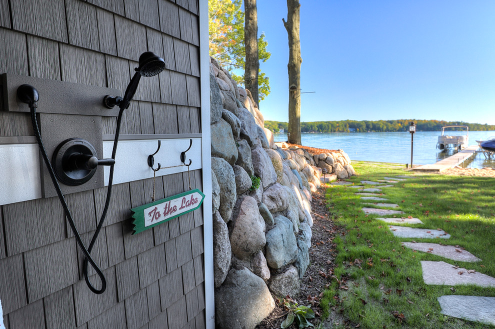 Lake Home - Beach Style - Exterior - Other - by Lakeview Interior ...