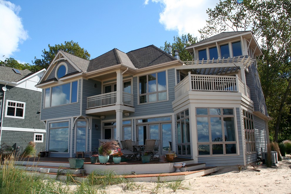Lake Michigan Cottage, Benton Harbor - Traditional - Exterior - Chicago ...