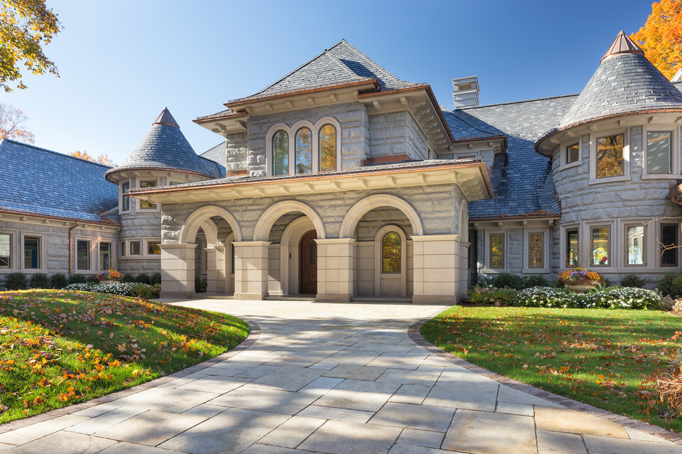 Lake Minnetonka Castle - Traditional - Exterior - Minneapolis - by John ...