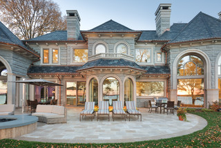 Lake Minnetonka Castle - Traditional - Exterior - Minneapolis - by John ...