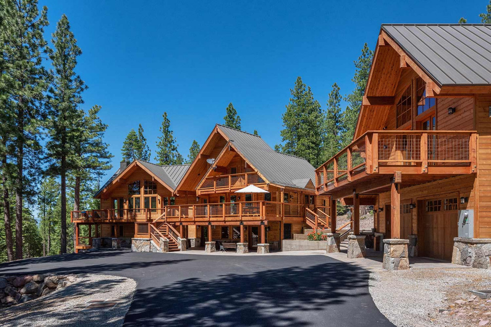 Lake Tahoe Cabin Compound - Montagne - Façade - Houston - par ROBERT ...