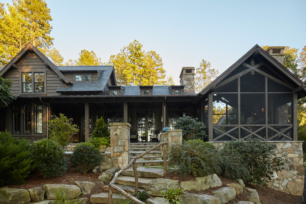 Lakeside Rustic: Lake Keowee - Exterior - Atlanta - by T.S. Adams ...