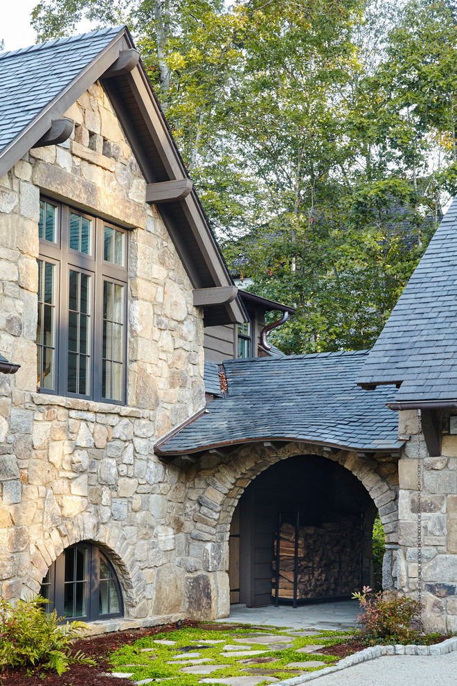 Lakeside Rustic: Lake Keowee - Exterior - by T.S. Adams Studio ...