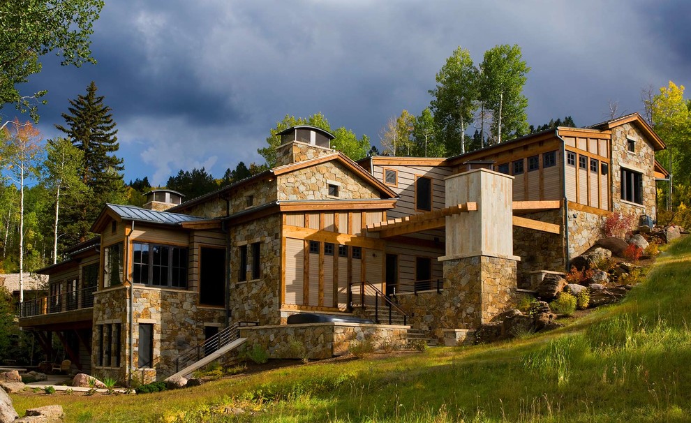 landscape architects, exteriors - Rustic - Exterior - Denver - by Jason ...