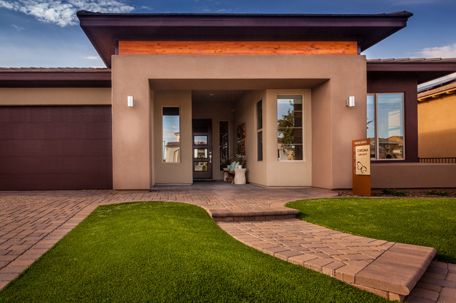 Landscape design work at Trilogy model homes - Contemporary - Fasad ...