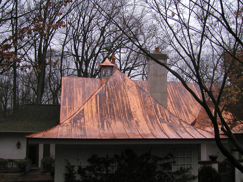 Large curved Copper Roof with Bell Towers - Traditional - Exterior ...