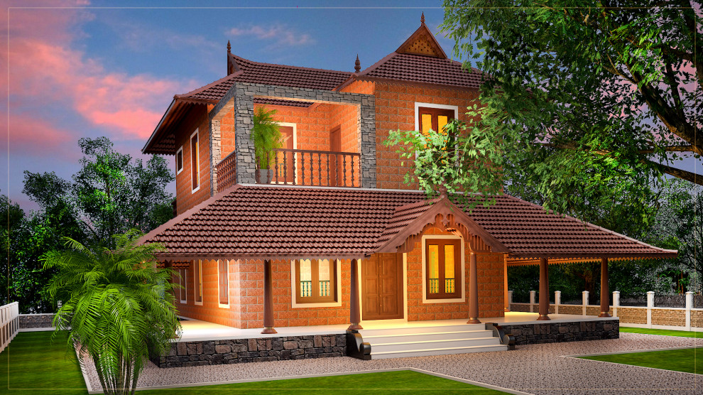 Laterite Stone Mansion - Indian - Exterior - Other - by The Thach ...