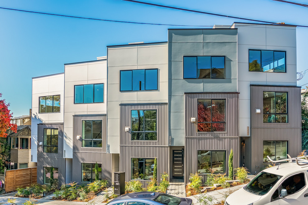 Latona Ave New Construction Townhomes Greenlake - Modern - Exterior ...
